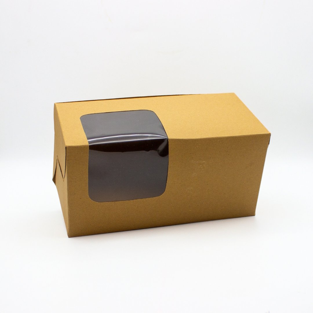 Kraft Rectangle Box with Transparent Window | FOBBOX